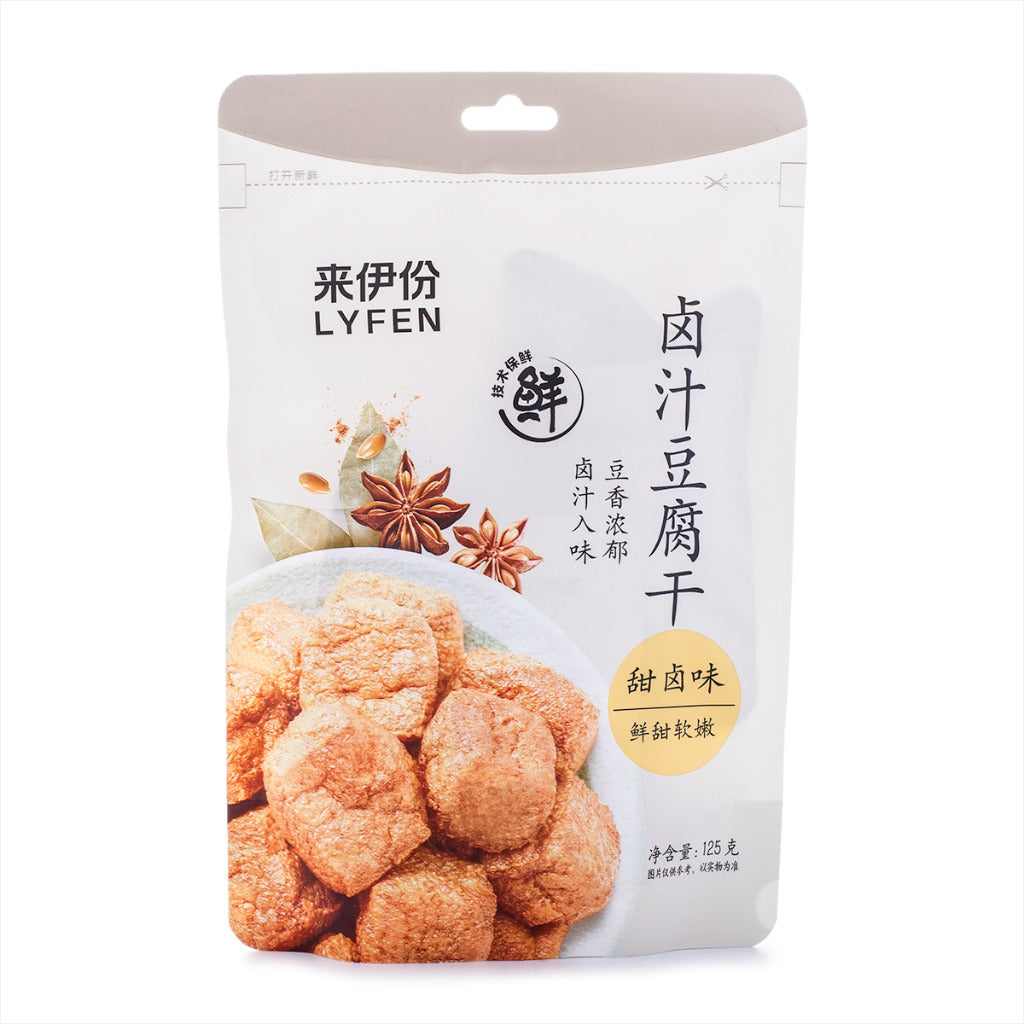 LYFEN Marinated Dried Tofu 来伊份 卤汁豆腐干 115g / 4.05oz – Success Import USA