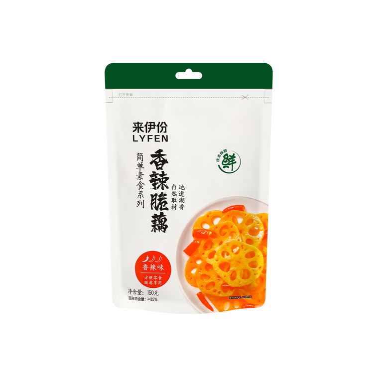 LYFEN Spicy Crispy Lotus Roots 来伊份 香辣脆藕 150g / 5.29oz – Success Import USA